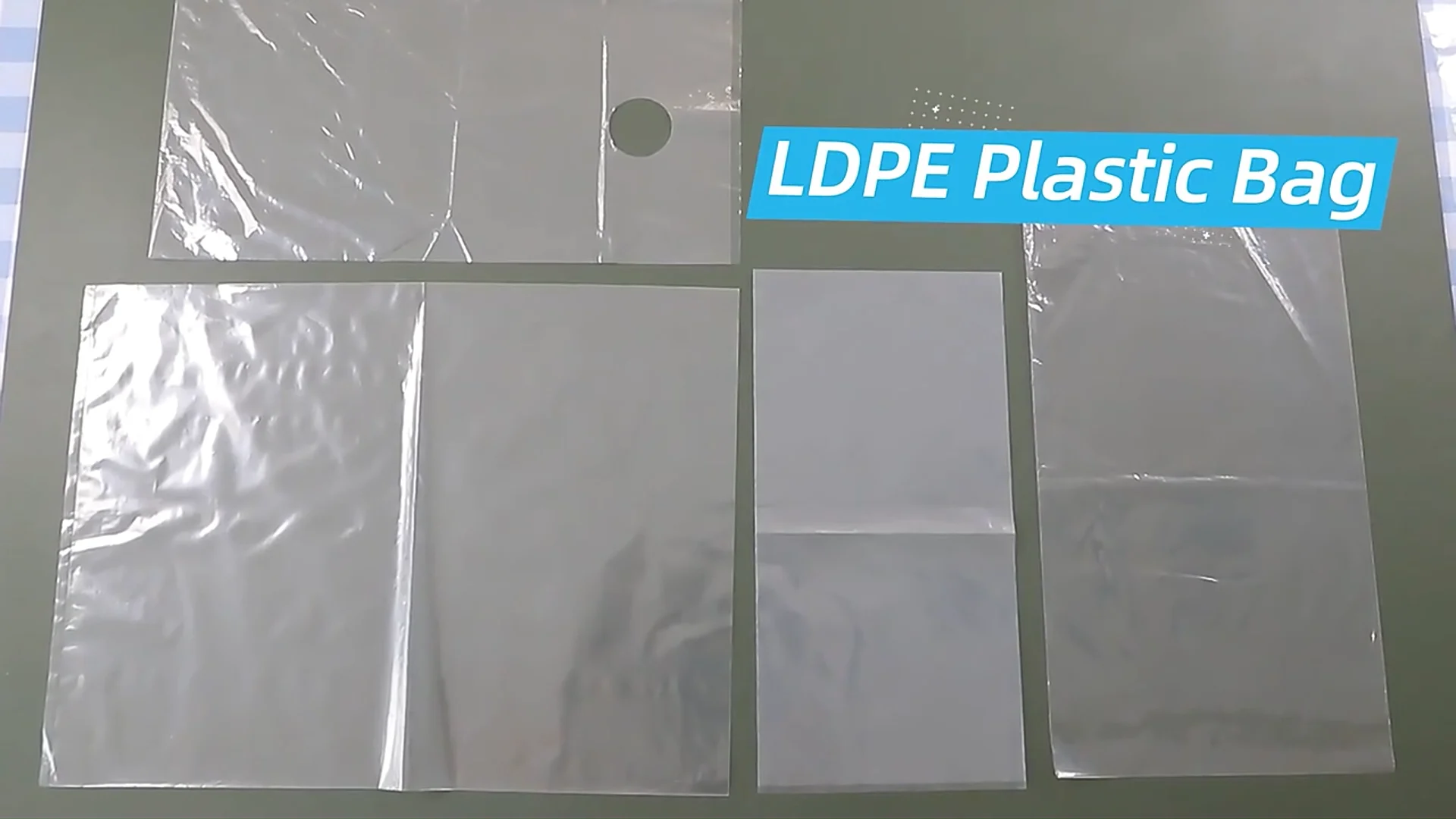 Oem Biodegradable Clear Plastic Clothes Packaging Flat Garment Poly ...