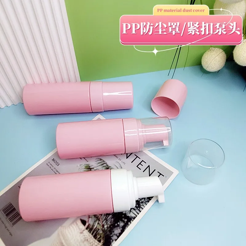 60ml 100ml 120ml 150ml 200ml Pink Plastic Bottle Foam Pump Mousse ...