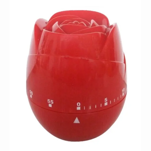 Mini Rose Shaped Countdown Timer Kitchen Flower Manual Timer - Buy Mini ...