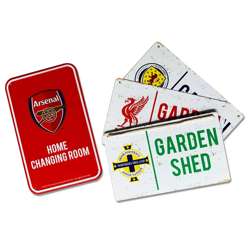 Custom Design Embossed Tin Sign Embossed Logo Metal Tin Sign Wholesale ...