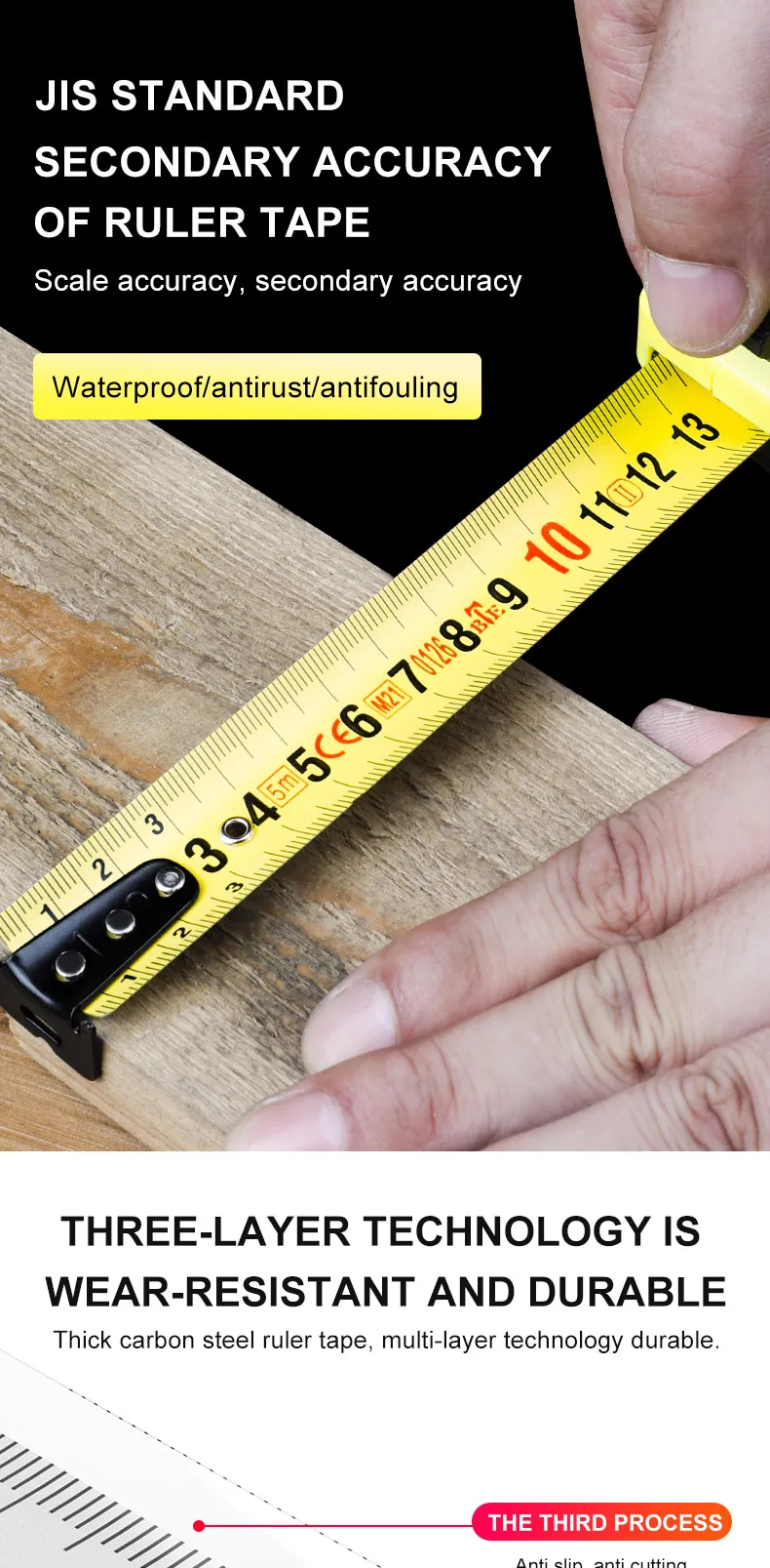 Professional Factory Offers Customizable ABS Steel Tape Measure with ...