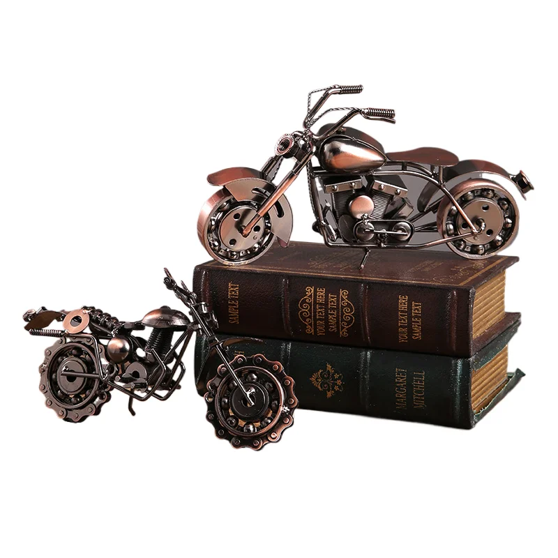 2407 suojun vintage Motorcycle model tabletop decoration Handmade metal ...