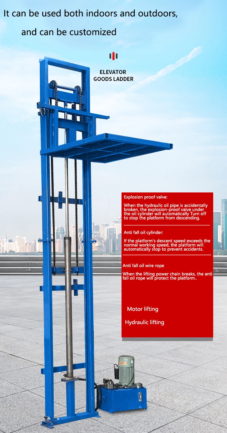 Mini Cargo Lift - Efficient Hydraulic Goods Elevator