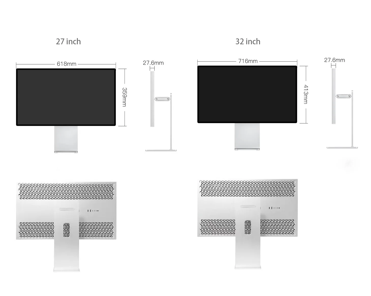 27 Inch 34 Inch 5K IPS Display - Macos Compatible Gaming Monitor