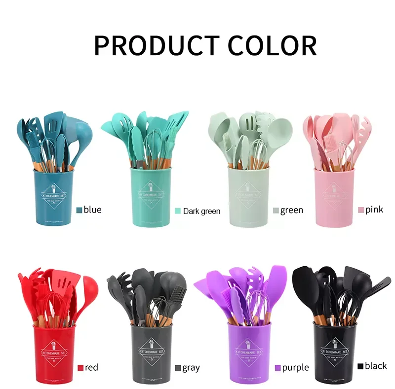 Kitchen Accessories Cooking Tools Kitchenware Silicone Kitchen Utensil ...