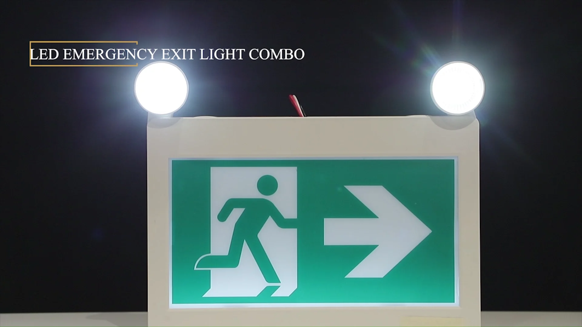 Canada Running Man Led Emergency Light Exit Sign Light Combo - Buy ...