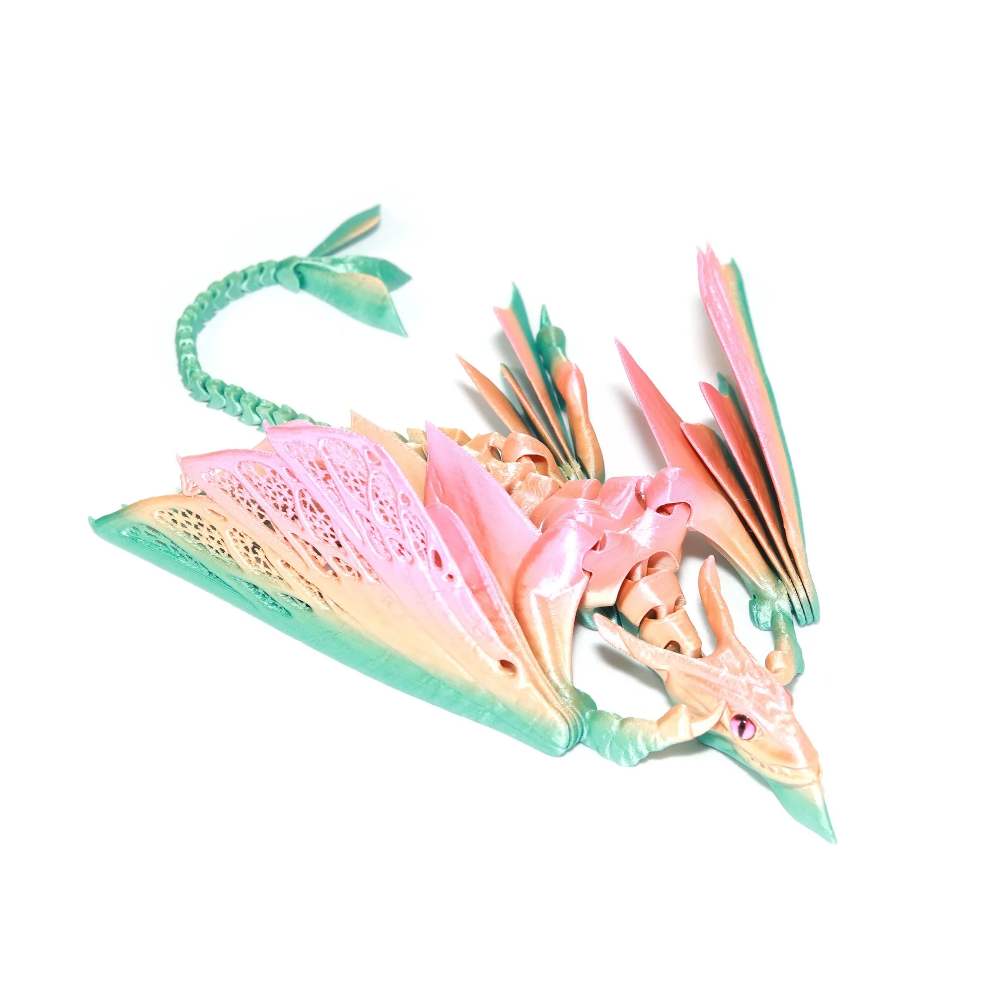 Hand-Sold 3D Printed Plastic Dragon Toy Decoration Withered Dragon ...