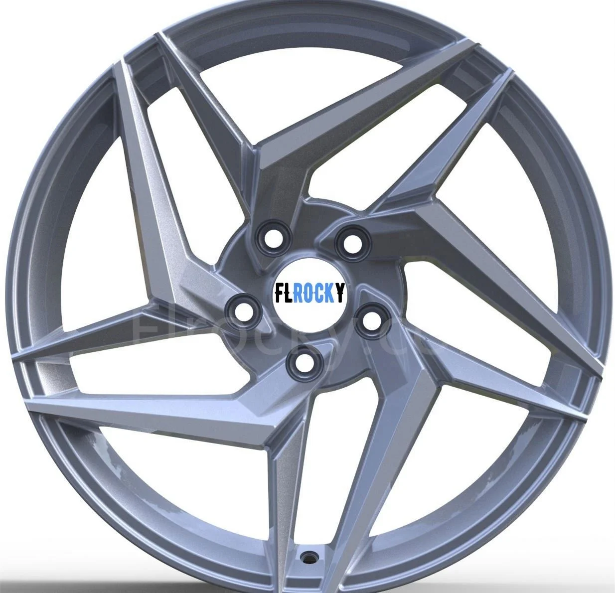 Flrocky Passenger Car Wheels Rims 5 Spoke 18 Inch Forged Aluminum Wheel ...