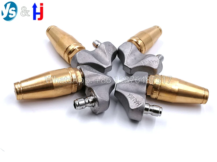 Ys Brass Reverse Turbo Jetter Nozzle,Root Cutter With Pressure Bend ...