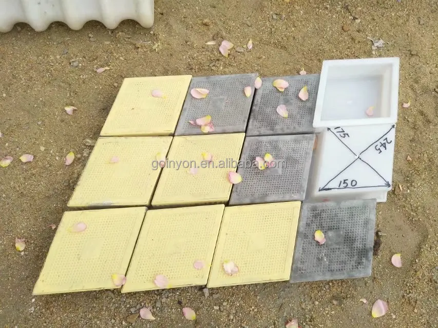 Precast Decorative Concrete Interlock Paver Plastic Molds