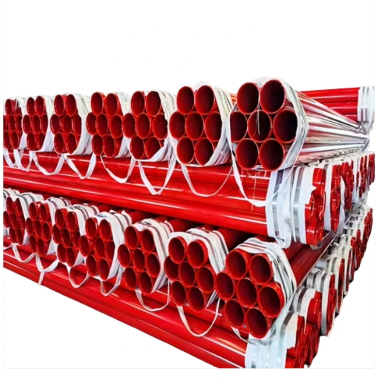 UL FM Firefighting pipe tube grooved ends ERW sprinkler system epoxy ...