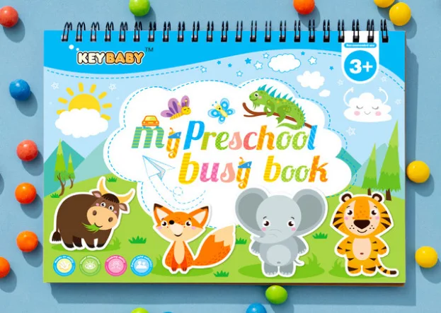 Custom Montessori Preschool Learning Activities Binder Books for Autism ...