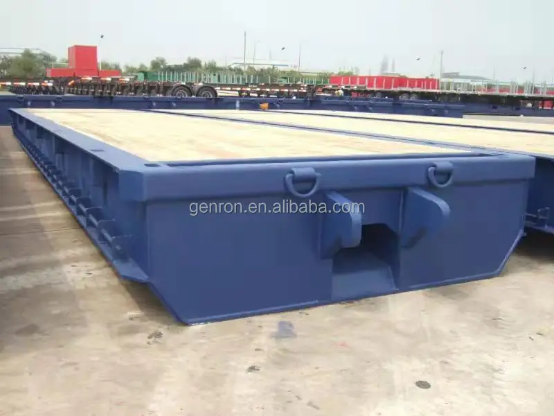 Port Using RORO Mafi Trailer 50tons 60tons 80tons 100tons 120tons 40ft ...