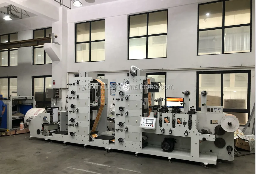 Flexo Printing Machine Flexo UV Sticker Label Flexographic Printing Machine Flexo Printing ...
