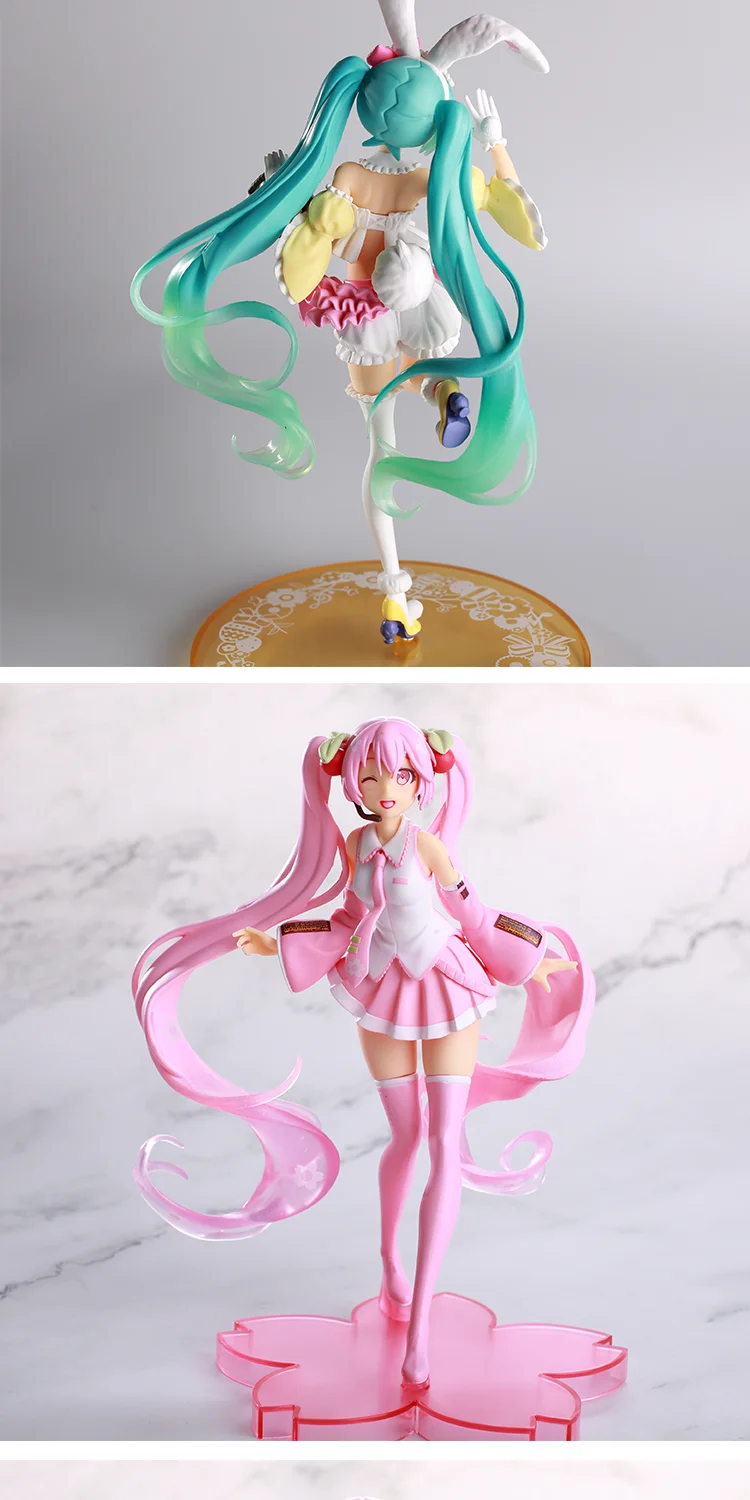 Anime Sune Mi-ku Figure Miku Virtual Singer Onion Standing Dolls Pvc ...
