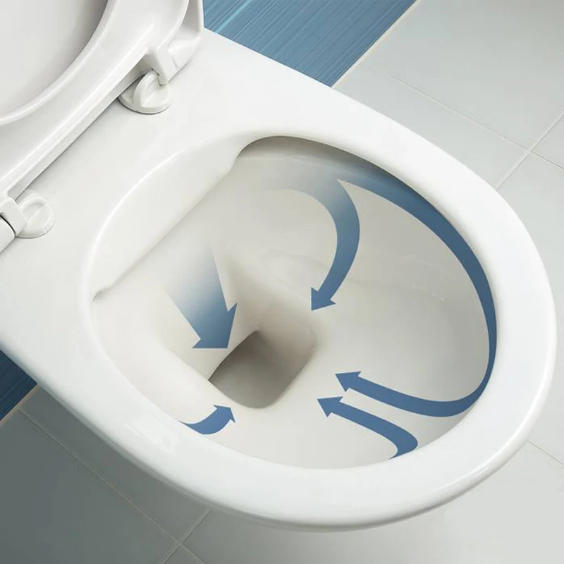 Closet Commode Flush Tank Stand Sanitary Wash Basin Squat Pan One Piece ...