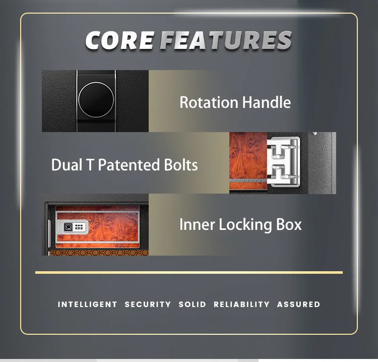 Yingbo Combination Lock Intelligent Dual Alarm Safe Business Office ...