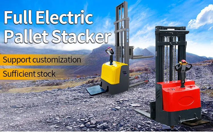 5 Meter Lift Height Pallet Stacker 2ton Stackers Forklift Automatic ...