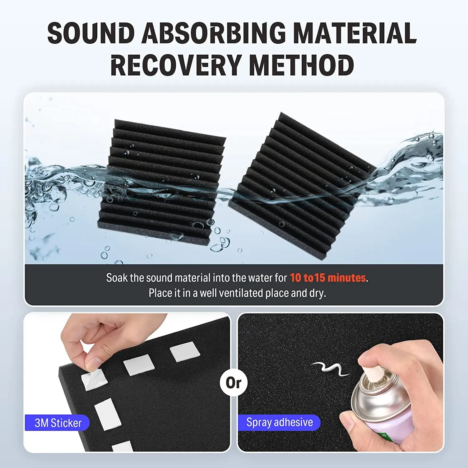 Noise Reduction Polyurethane Acoustic Foam Acoustic Panels Foam ...