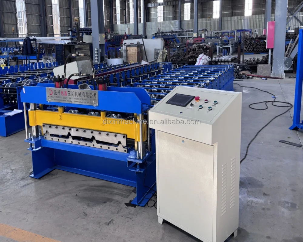 Trapezoidal Calamine Tr4 and Tr5 Aluzinc Calaminon Machine Customized ...