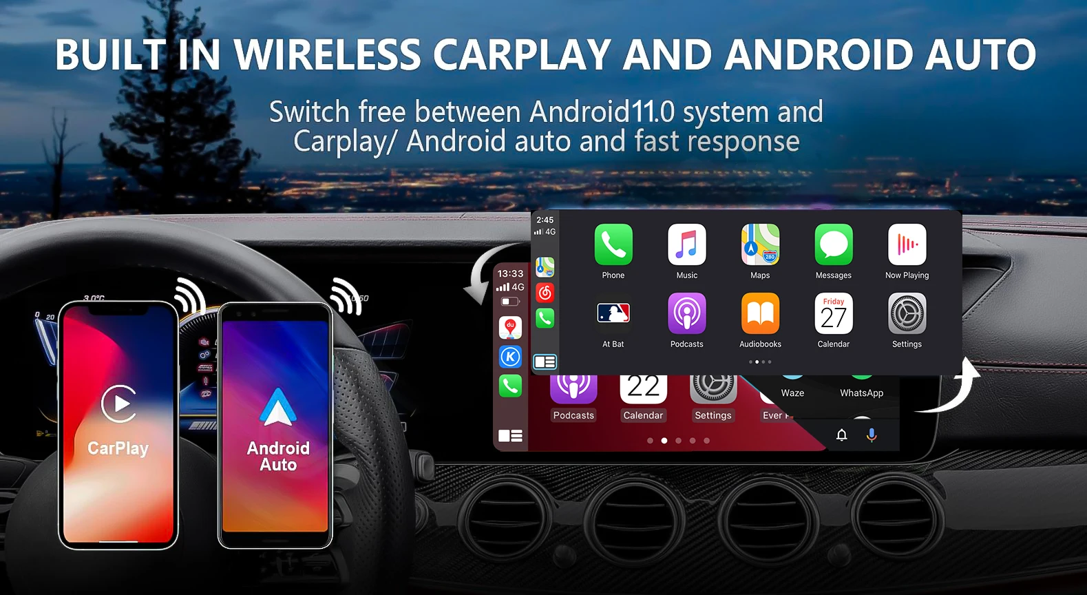 Smartbox Wireless Apple Carplay Ai Box For Youtube Netflix Mmb Android ...