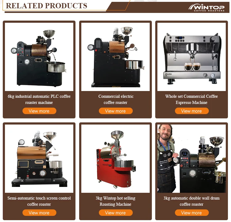 1kg Touch Screen Home Coffee Roaster - Efficient & Eco-friendly