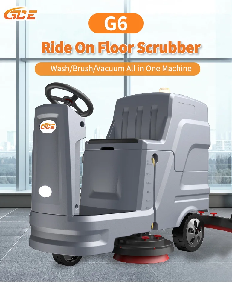 Multifunctional Ride-on Industrial Commercial Electric Square Floor ...