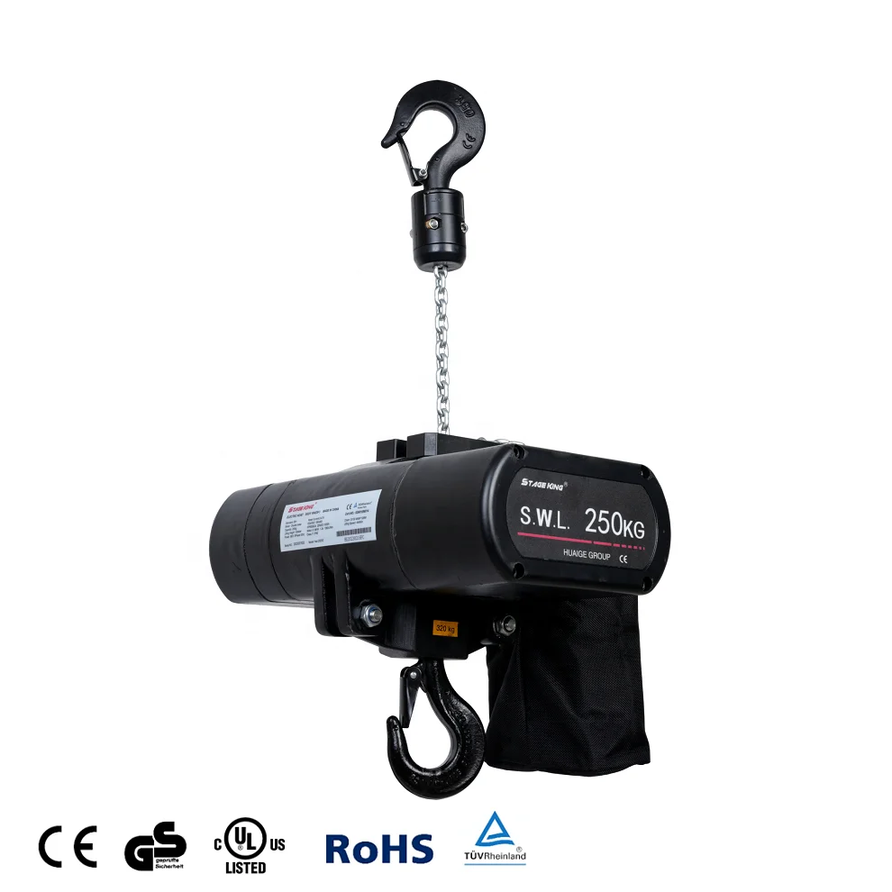 Truss Chain Motor 250kg Stage Hoist IP66 Water Proof Electric ...
