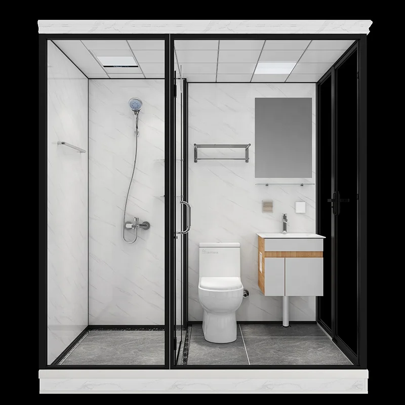 Hotel Portable Luxury Building Standing Showers - Prefab