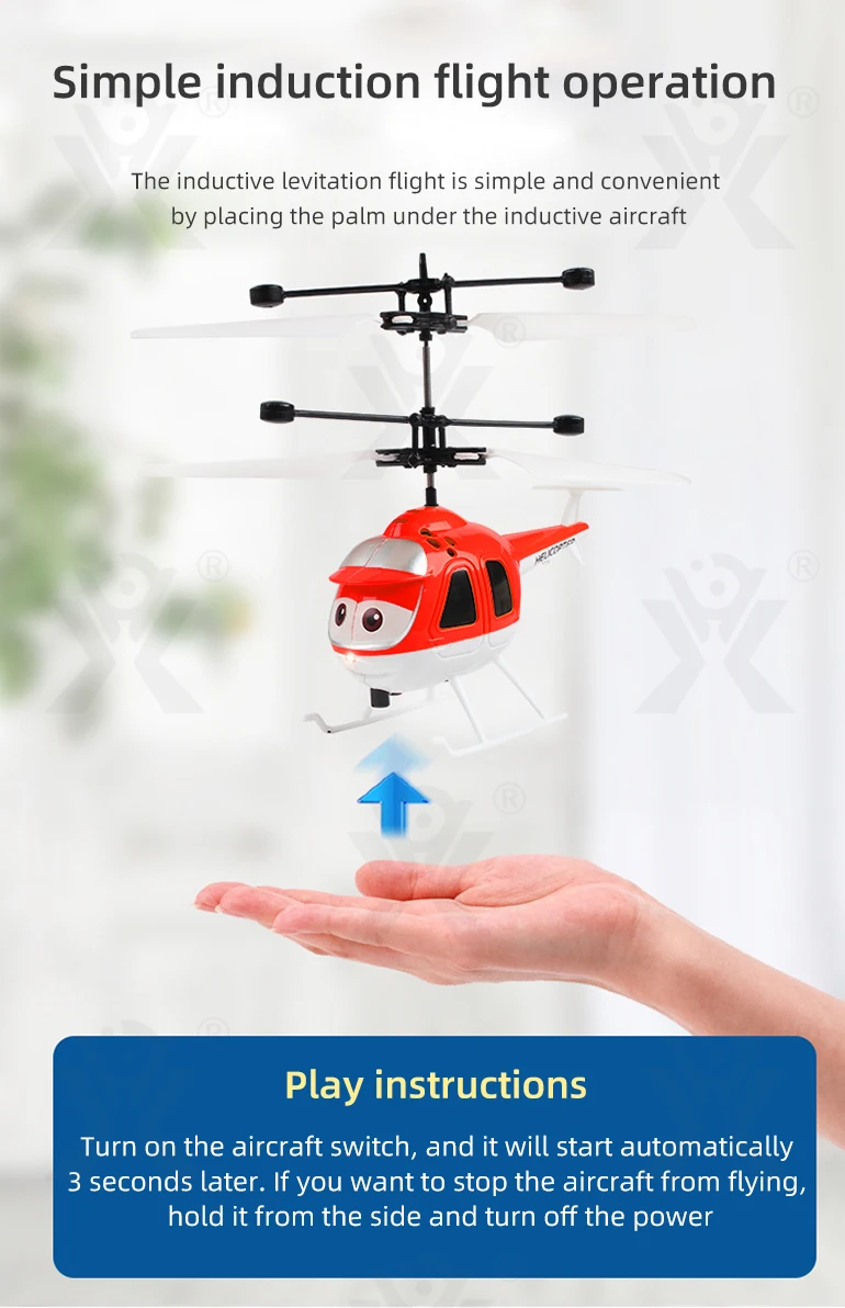 Chengji Flying Toys - Hand Induction Mini Helicopters