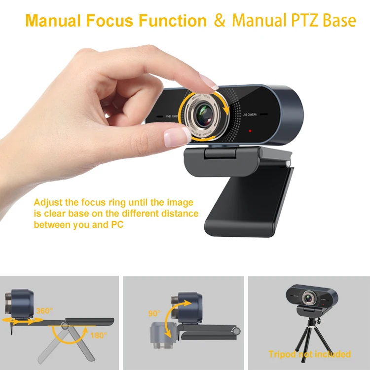 High Quality 1920x1080 Full Hd About 2mp Effective Pixels Manual Focus ...