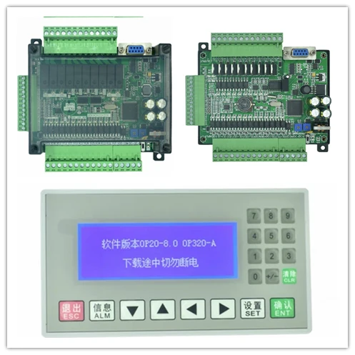 OP320-A Text Display with FX3U PLC - Industrial Control