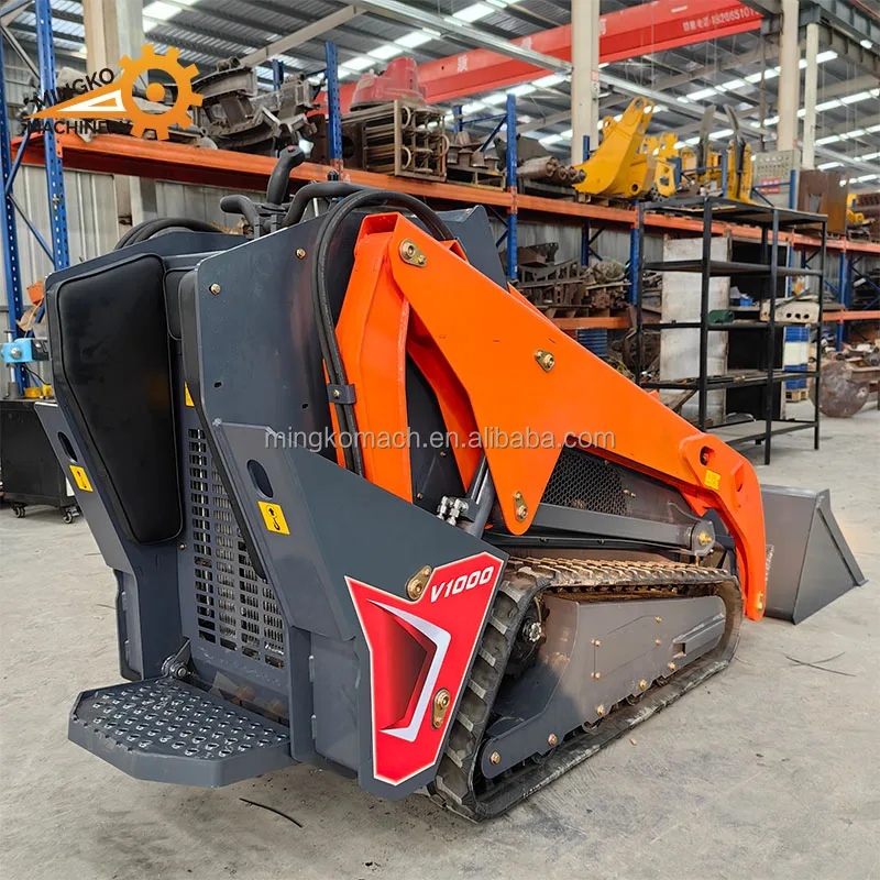 MK-V1000 Mini Skid Steer Loader - Diesel Track Loader