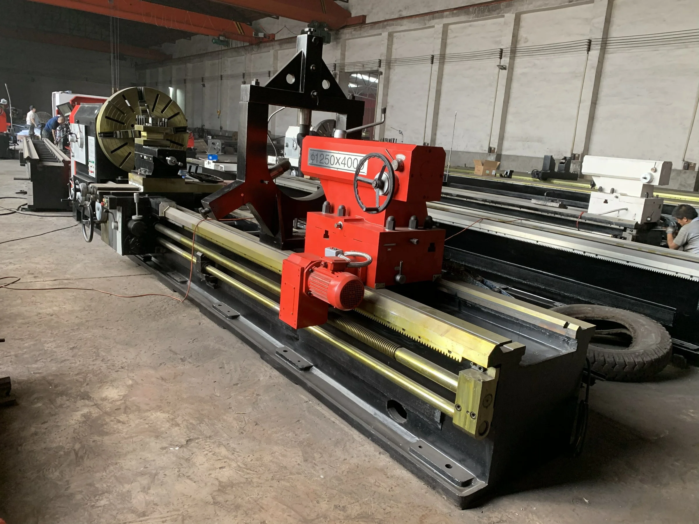 6 Meter Heavy Duty Metal Lathe Machine - Precision Universal Lathe for ...