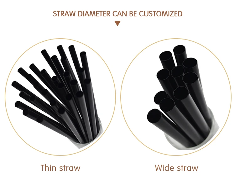 Biopoly 100% Biodegradable Compostable Plastic Pla Red Straight Straws ...