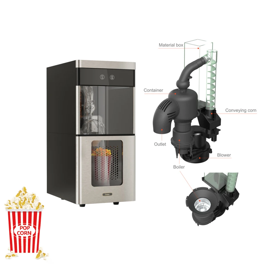 Portable Japanese Popcorn Machine - Efficient & Automatic