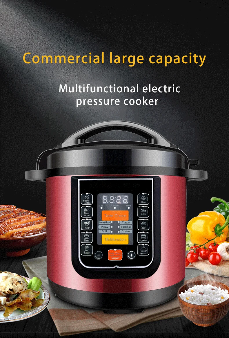 4l 5l 6l 8l Electric Pressure Cookers Aluminum Non Stick Coating Home ...
