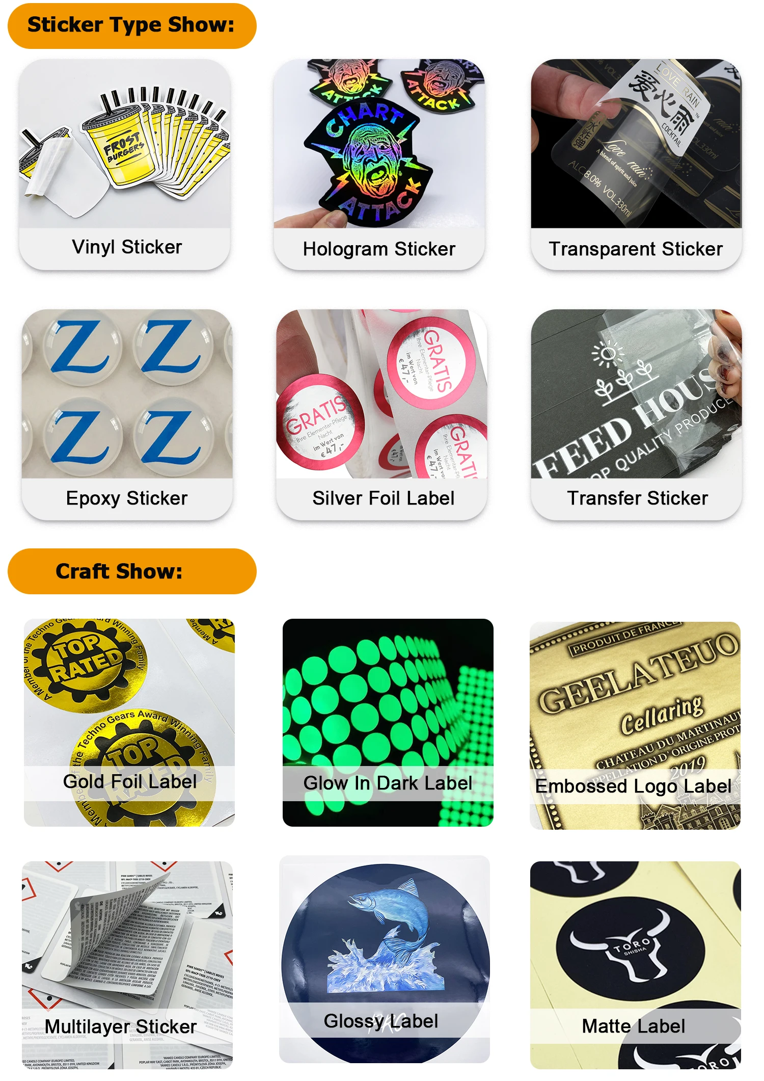 Customizable Holographic Stickers - Durable & Eye-catching