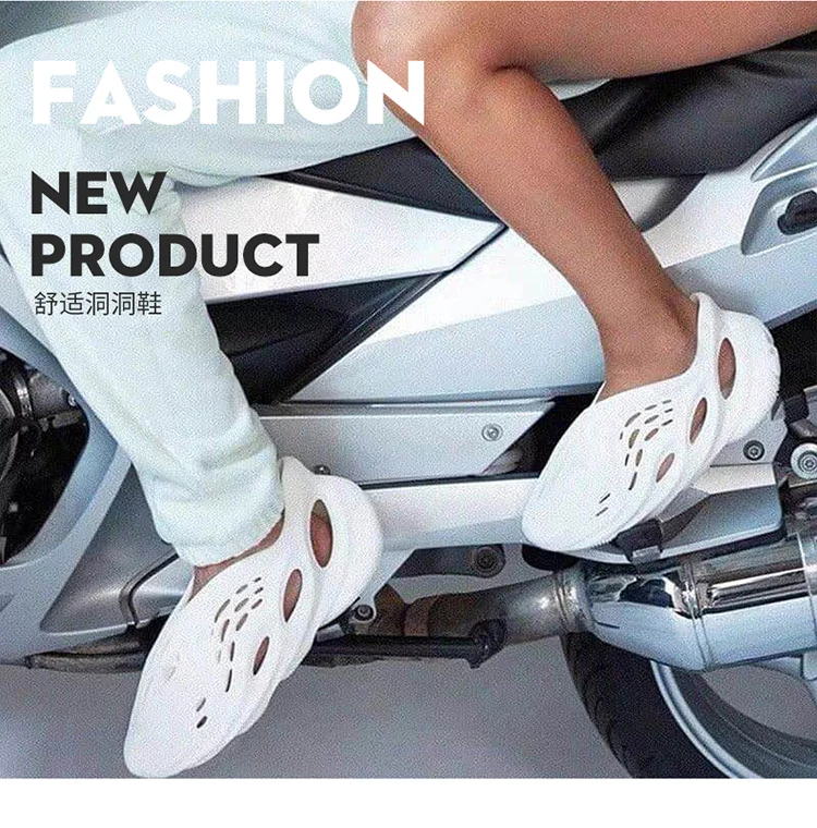 Foam Runner Slides Casual Slippers New Arrivals Non-slip Solid Colorful ...