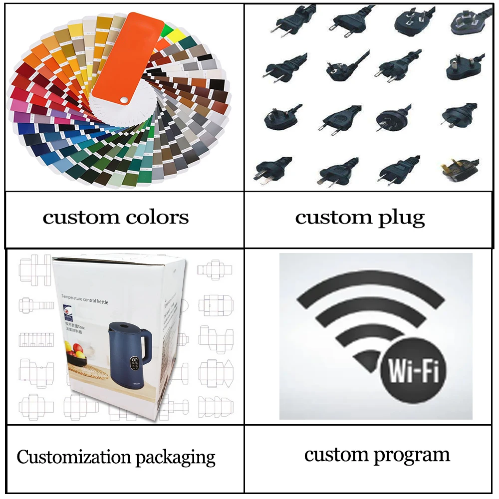 800ml Goose Neck Stainless Steel Kettle with Smart Control