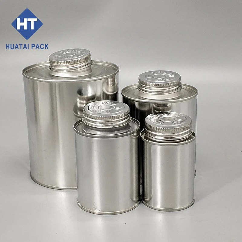 Tin Can With Dauber Pvc Glue Monotop Metal Screw Top Adhesive Tin Cans ...