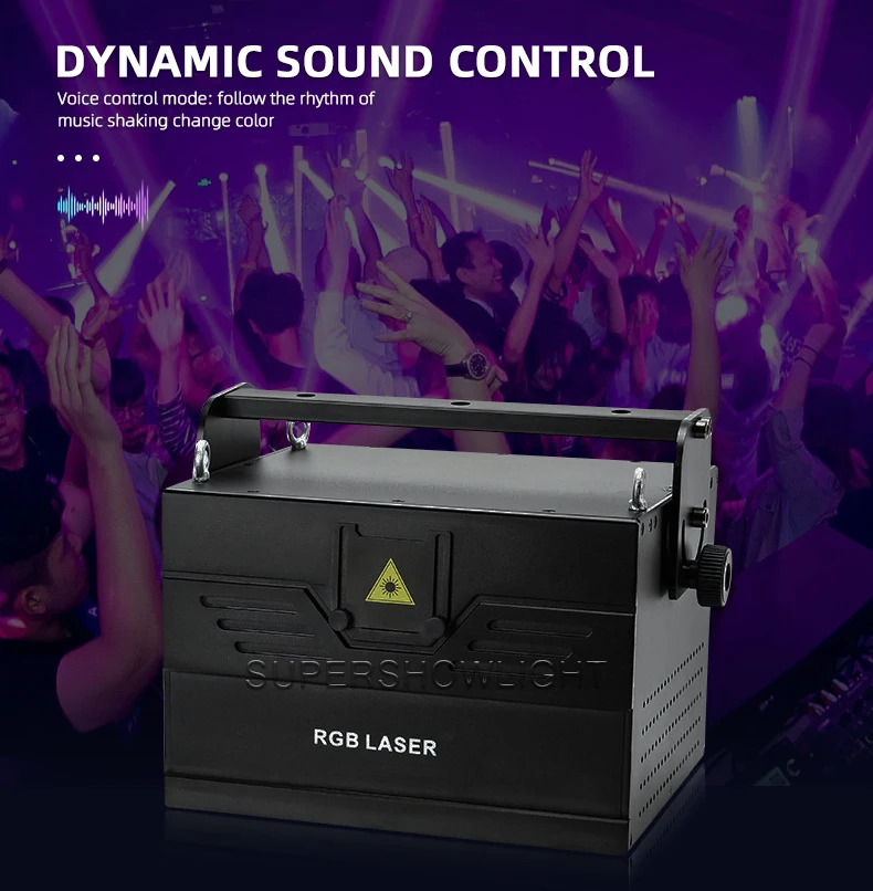 Party Club Stage Laser Projector - RGB 2W to 10W Disco Lights