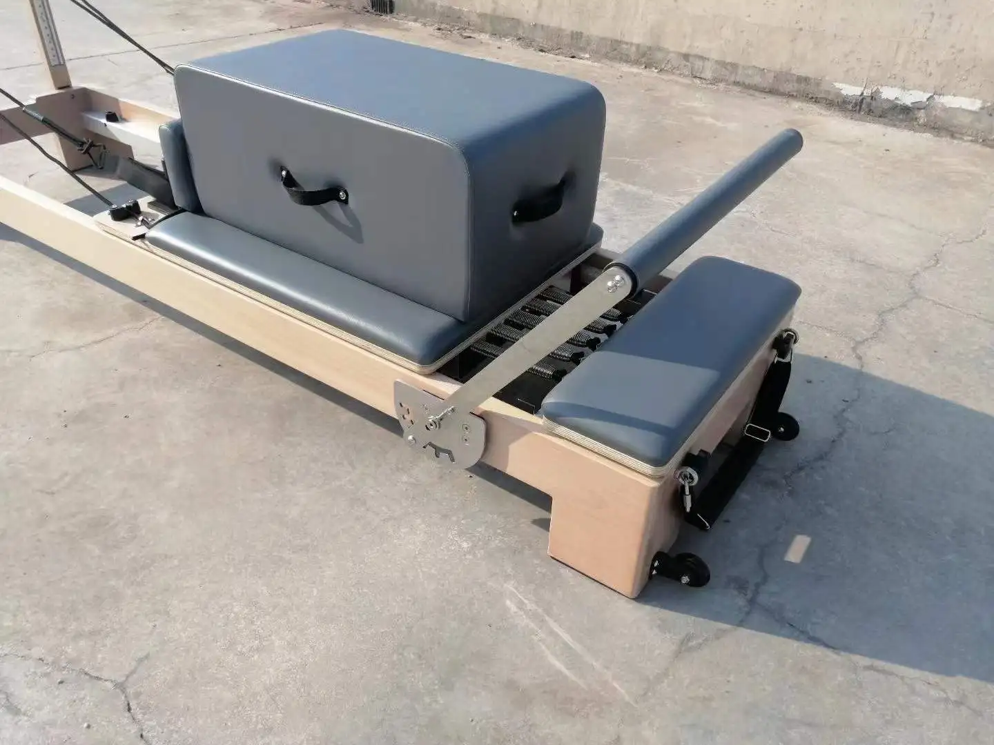 Pilates Reformer with Box and Springboard - Cadillac Pilates