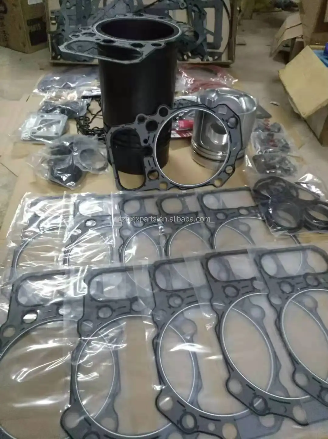 4e-2168 Engine 7c0570 Kit Piston Ring Cylinder Liner 4e2168 Piston Ring ...