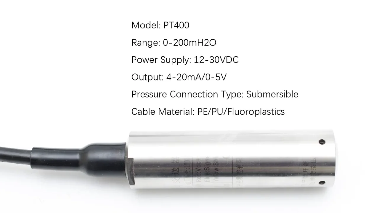 0~350m Sewer Level Sensor Detection Level Transmitter - Buy Sewer Level ...