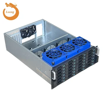 Zhenloong 4u 24 Bay Rackmount Server Case Hard Disk Hot-swap Storage ...