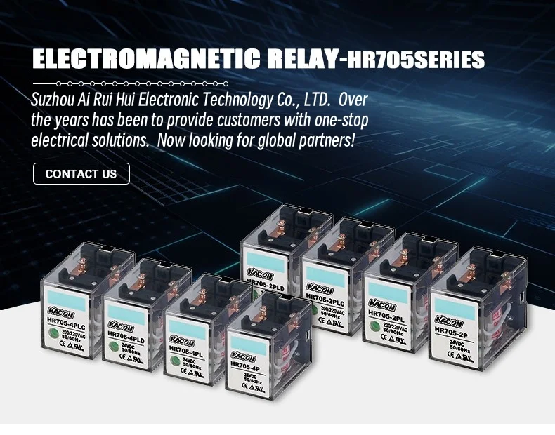 Hr7054pl 220v Intermediate Relay 24v 110v 220v Relay 8 Feet 11 Feet 14 ...