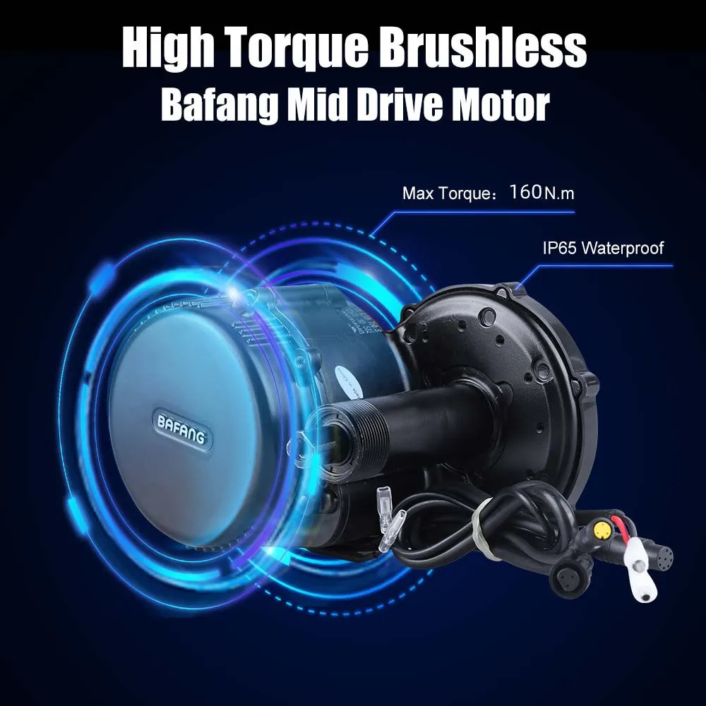 Bafang Bbshd 1000w Ebike Mid Drive Conversion Electric Bicycle Motor ...