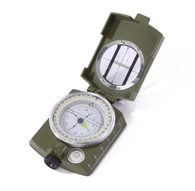 JAXY Professional Metal Compass - Prismatic Sighting
