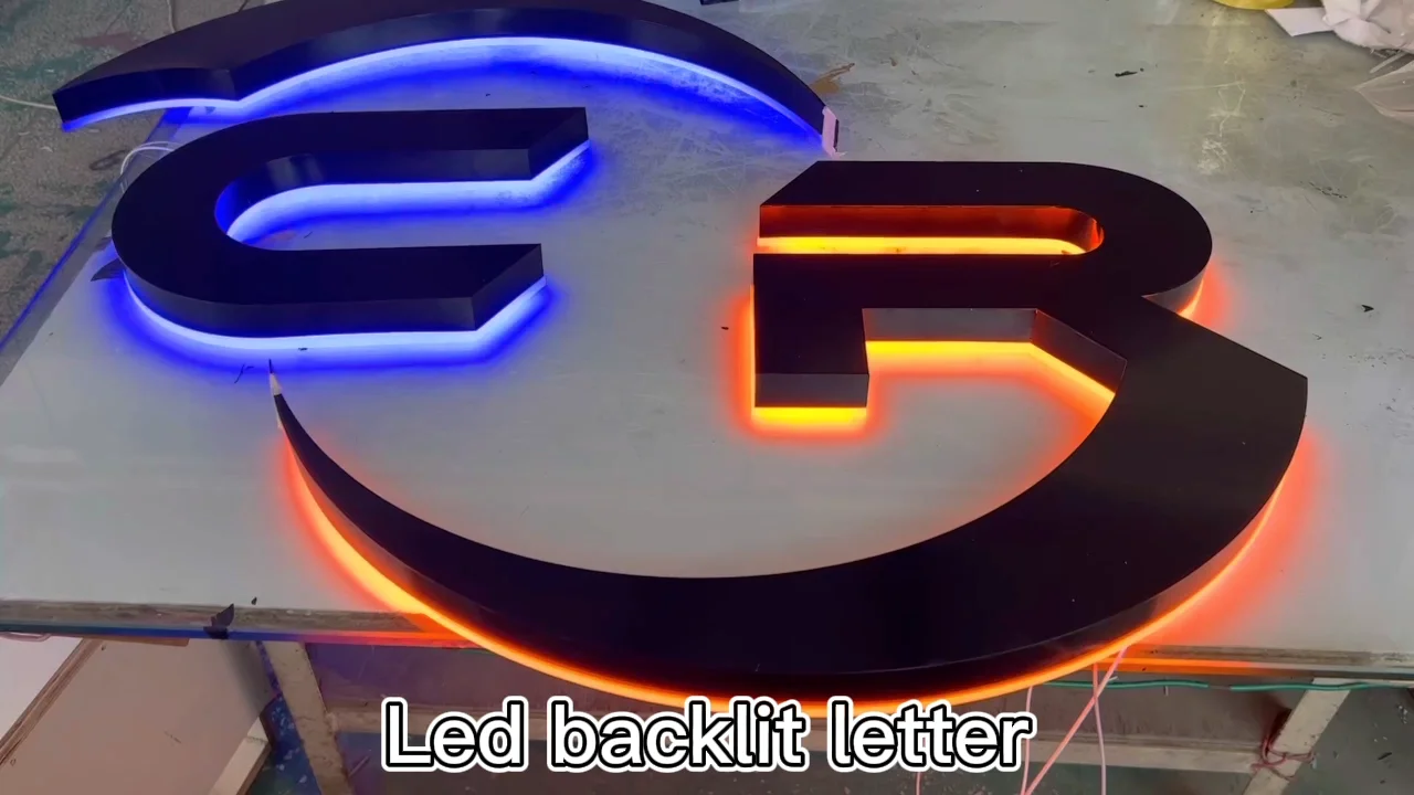 Letter Signage For Sign Illuminated Shop Front Led Letters Backlit ...